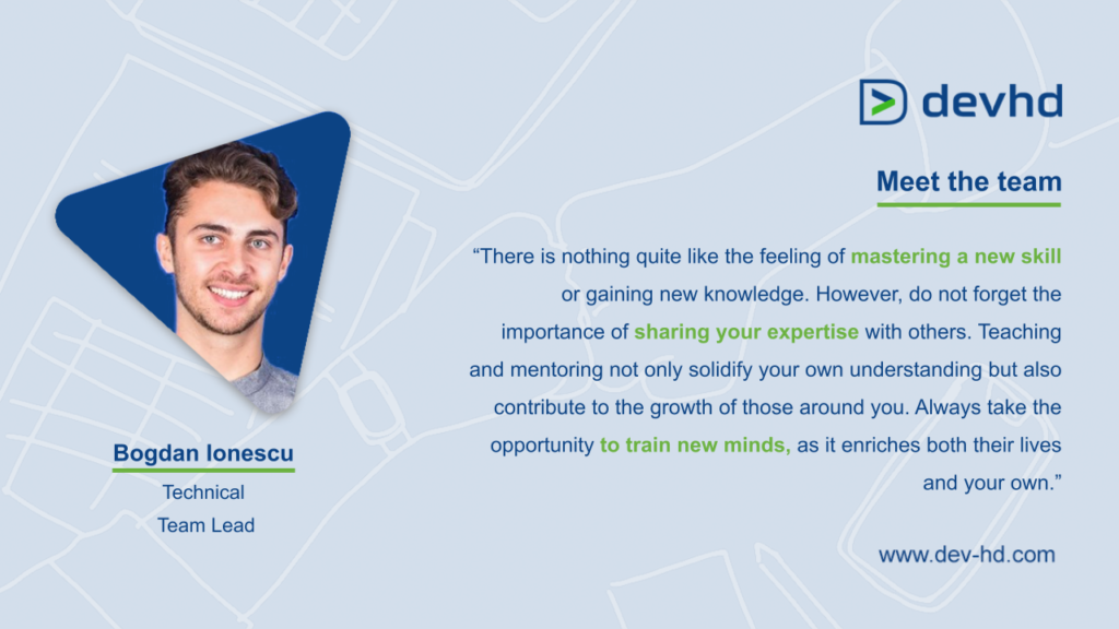 Meet The Team Behind the Scenes: Bogdan Ionescu - Devhd